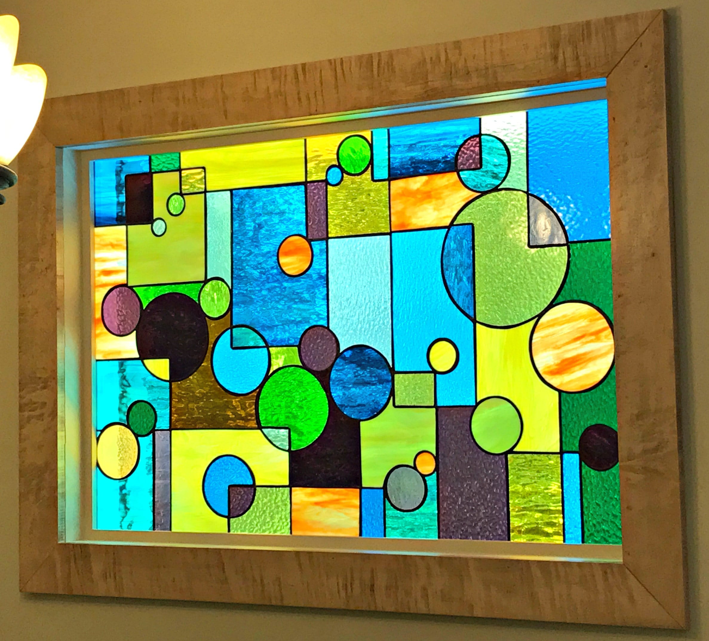 Geometric Stained Glass Windows