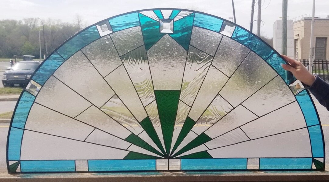 Stained Glass Arch Window - W-462 - Etsy