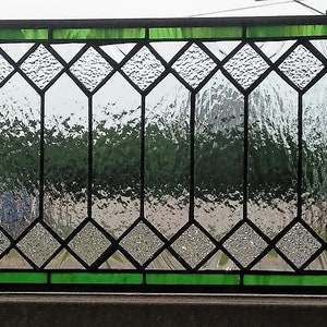 Stained Glass Transom Window - TW-206 - Etsy