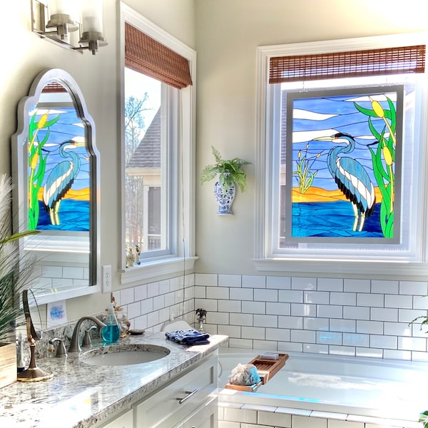 Stained Glass Window Hangings Rectangle - Etsy