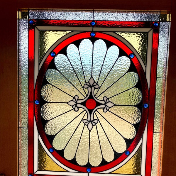 Stained Glass Window Rosette - Etsy