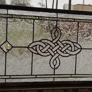 Stained Glass Window - W-162 Elegant Celtic Knot - Etsy