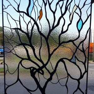 Stained Glass Window - W-149 Tree - Etsy