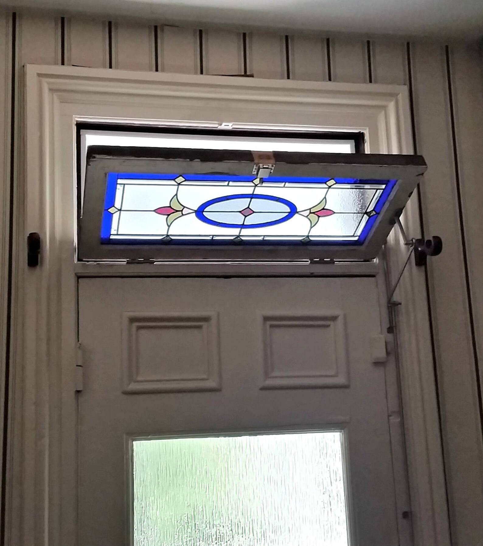 Stained Glass Transom Window TW-111 Traditional - Etsy