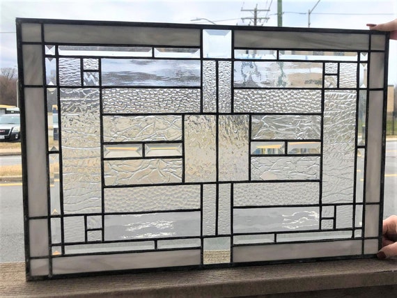 Craftsman Style Stained Glass Panels
