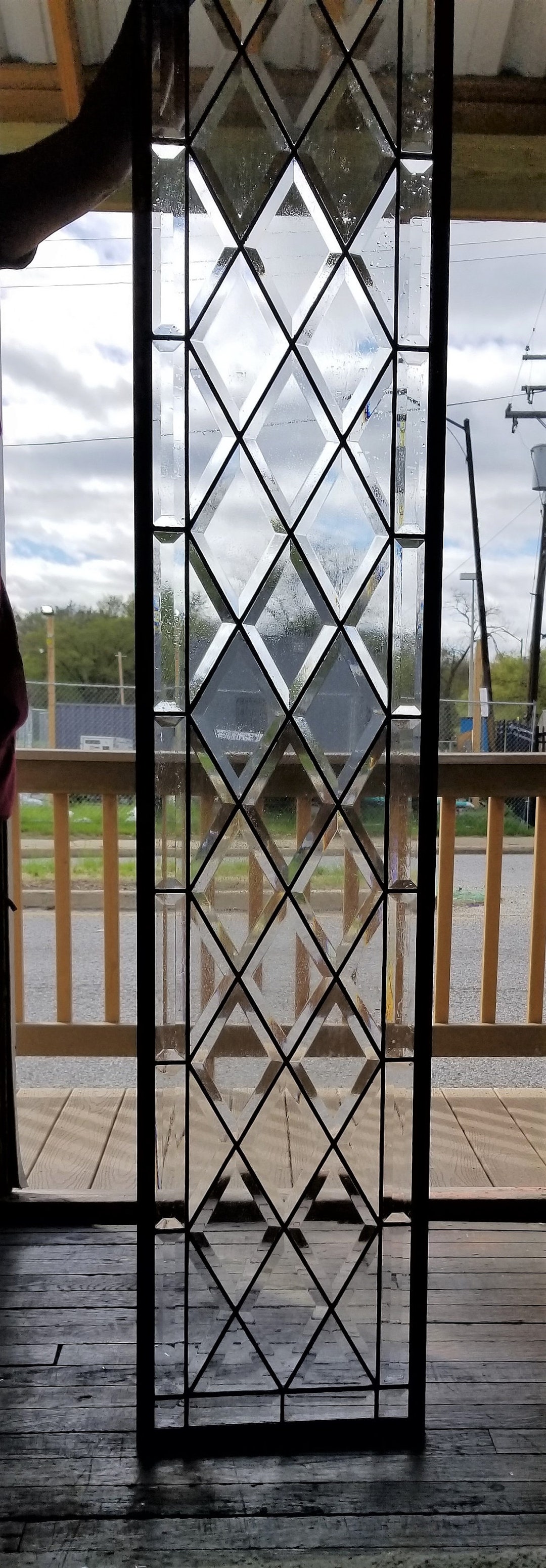 Stained Glass Transom Window - TW-182 Clear Elegance - Etsy