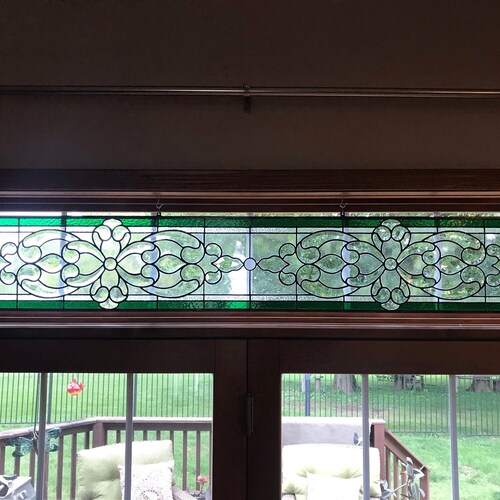 Stained Glass Transom Window TW-206 - Etsy