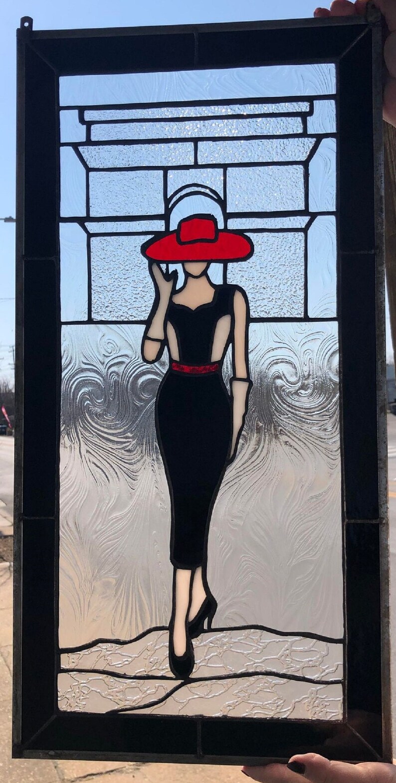 Stained Glass Hanging Panel RB-222 A Day in Paris Collection - Etsy