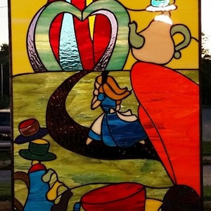 Stained Glass Windows - W-73 Alice in Wonderland Collection - Etsy