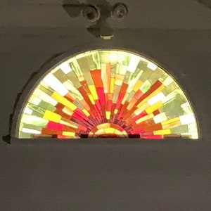 Stained Glass Transom Window - TW-247 - Etsy