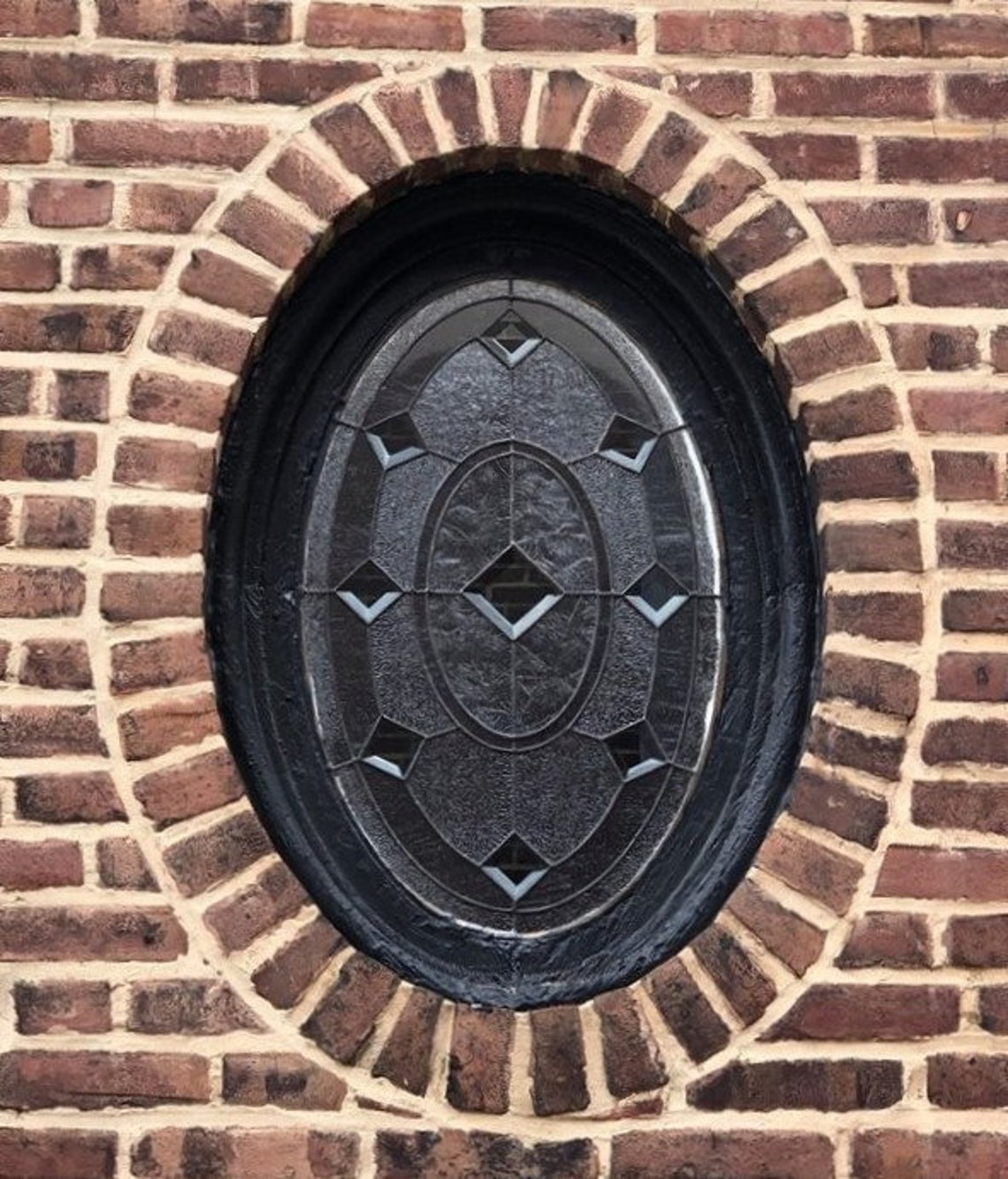 Stained Glass Windows W-341 Elegant Oval - Etsy