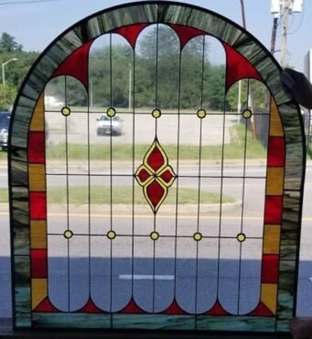 Stained Glass Window – RB-159 Arched Window - Etsy