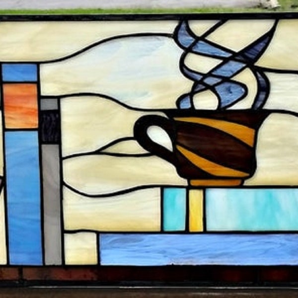 Stained Glass Coffee - Etsy