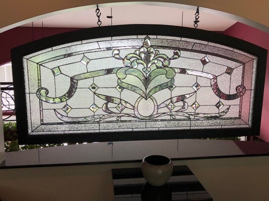 Stained Glass Hanging Panel - P-132 - Etsy