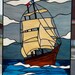 Stained Glass Window W-485 Pirate Ship - Etsy