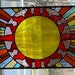Stained Glass Transom Window TW-328 Sunburst - Etsy