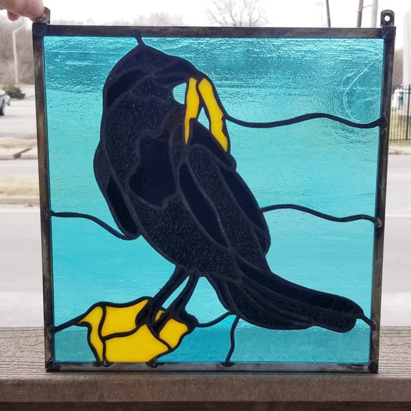 Stained Glass Raven Patterns - Etsy