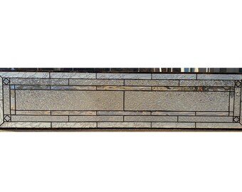 Antique Leaded Glass Transom Window - Etsy