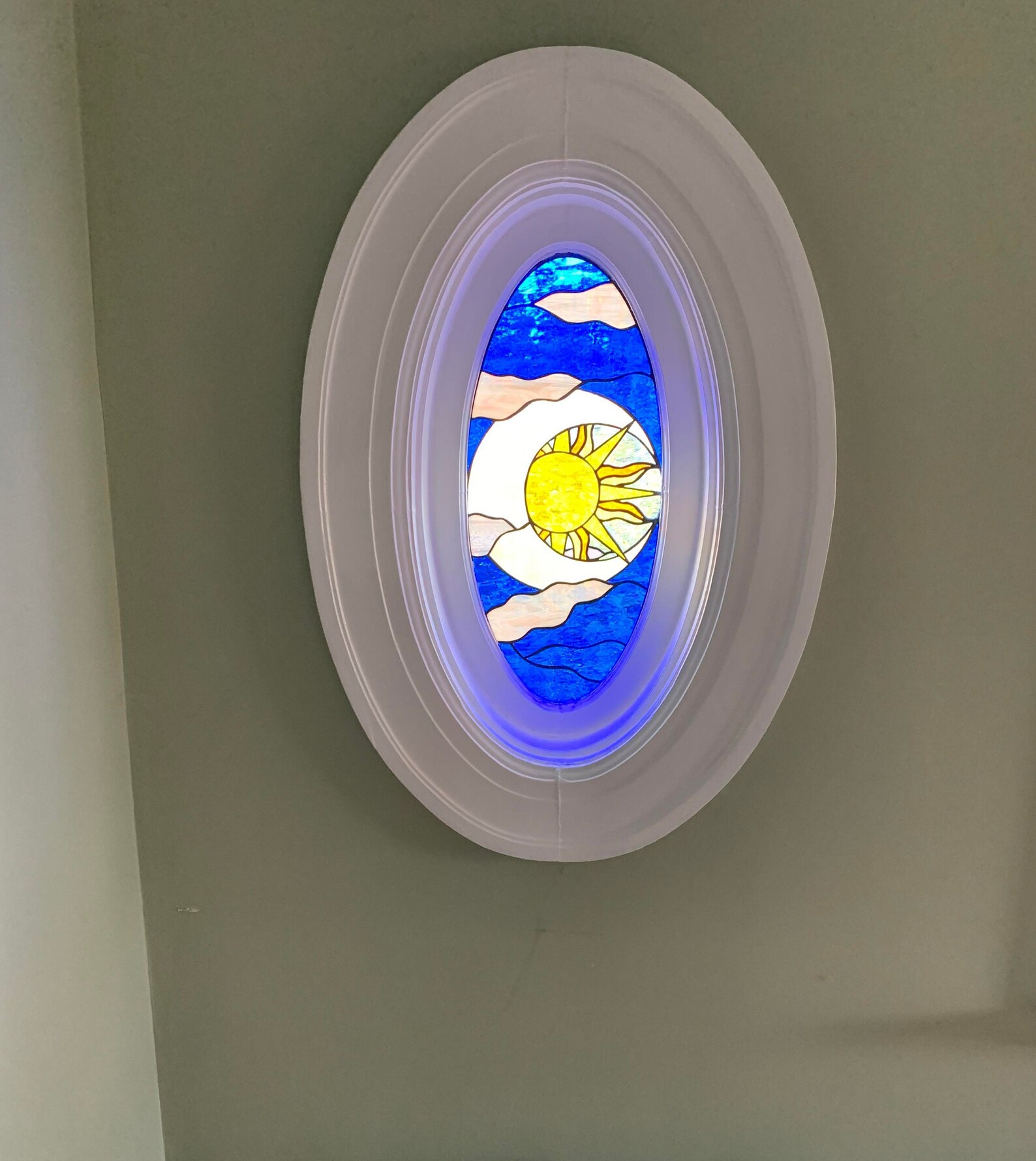 Stained Glass Oval Windows W 456 - Etsy