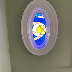 Stained Glass Oval Windows - W- 456 - Etsy