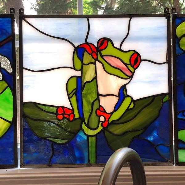 Stained Glass Frog - Etsy