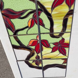 Stained Glass Window Virginia Creeper Vine W-533 - Etsy