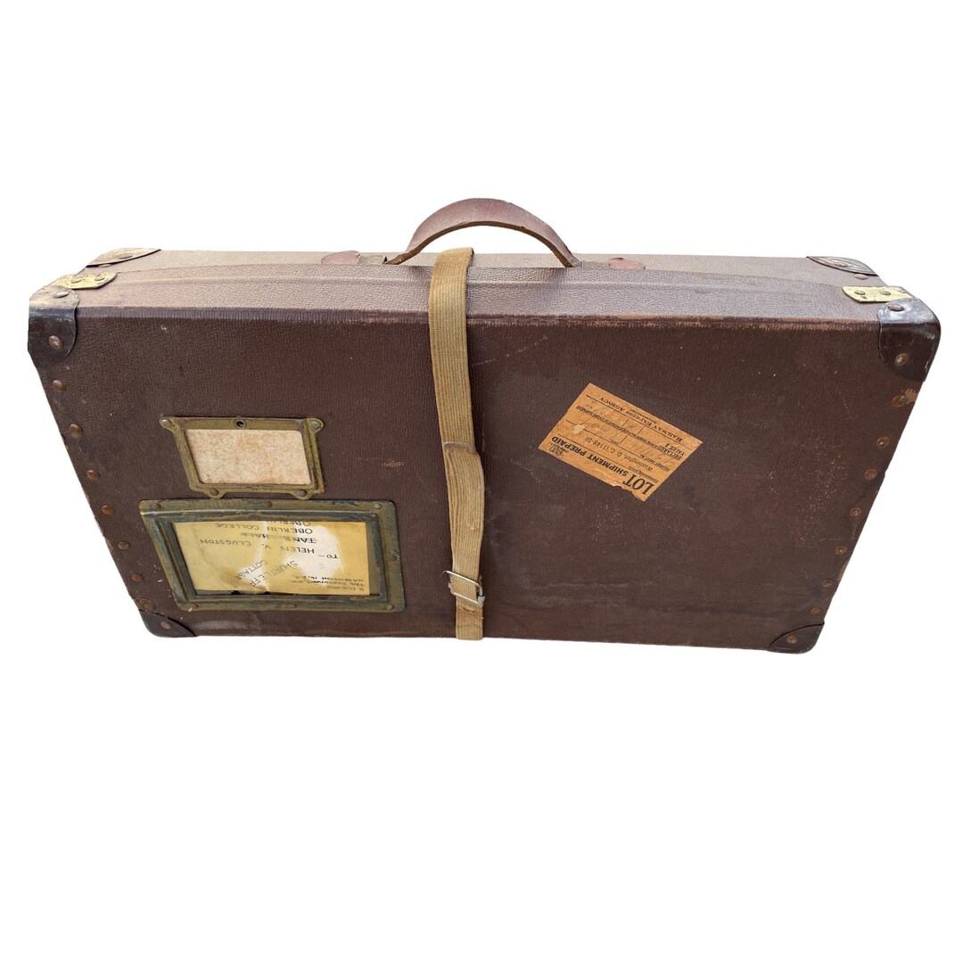 Vintage 2-part Shipping Box Railway Express Agency Oberlin College - Etsy