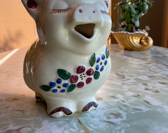 Shawnee Smiley Pig Vintage Ceramic Pitcher - Etsy