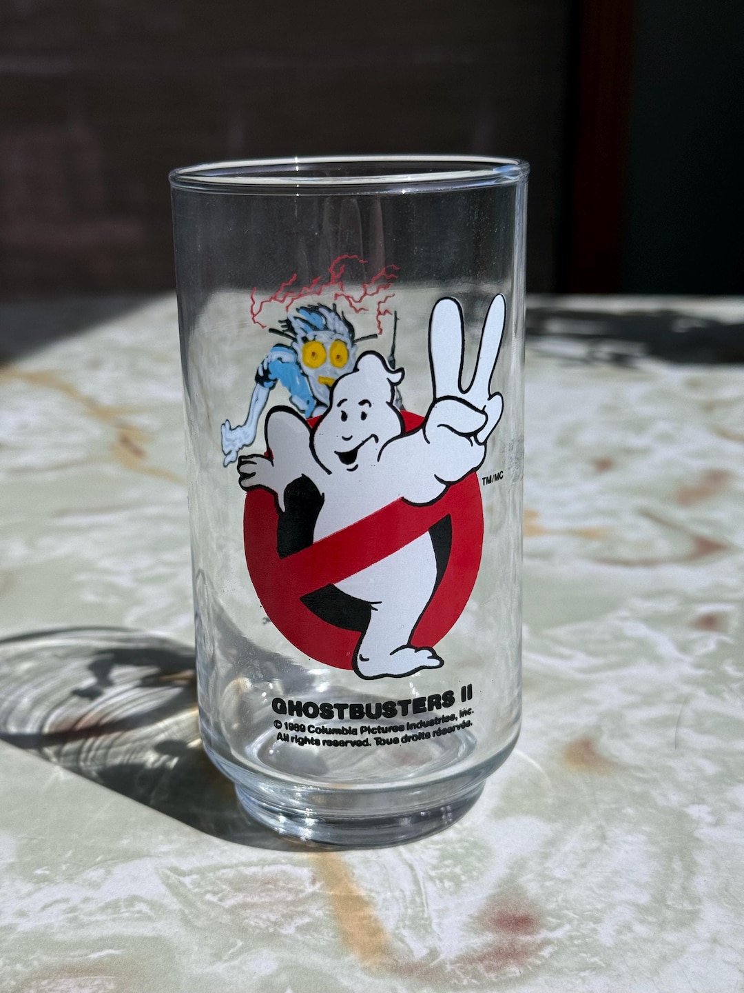 Ghostbusters 2 Glass Featuring Tony Scoleri. - Etsy