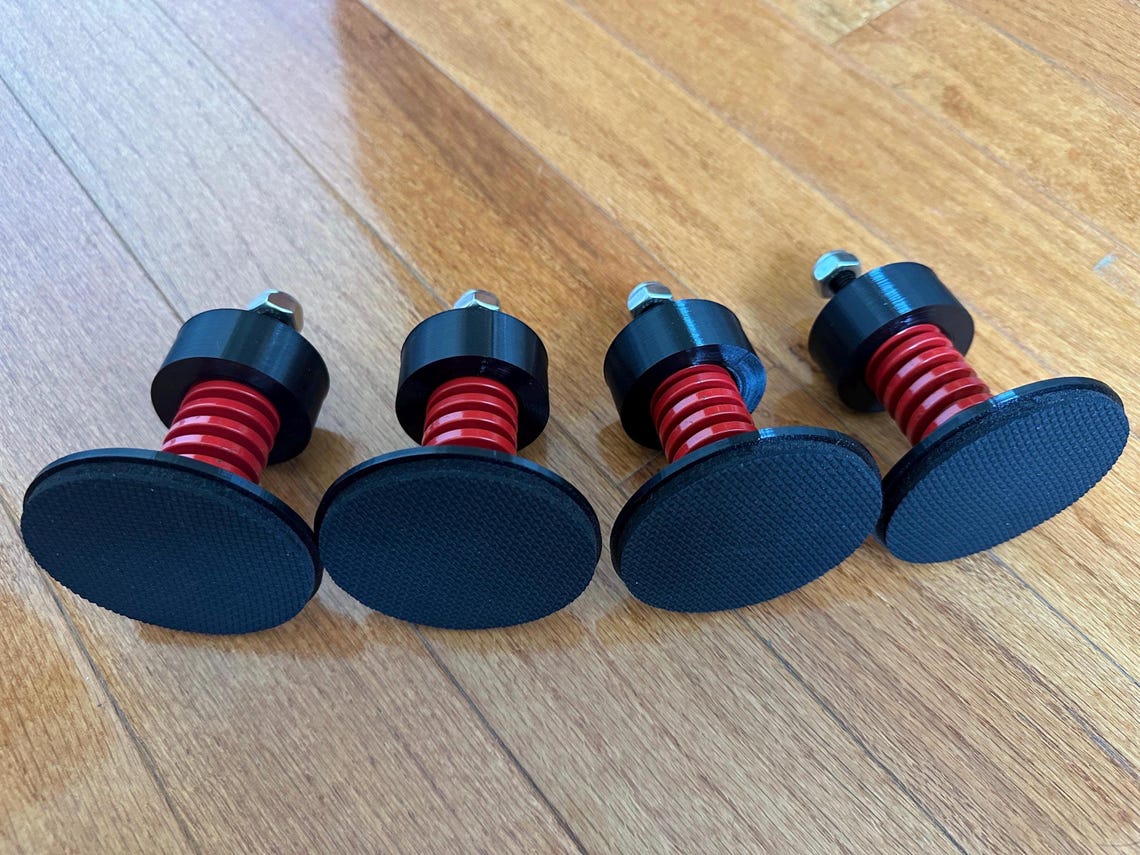 Advanced Sim Racing, Trak Racer Adjustable Feet Sim Rig Spring ...