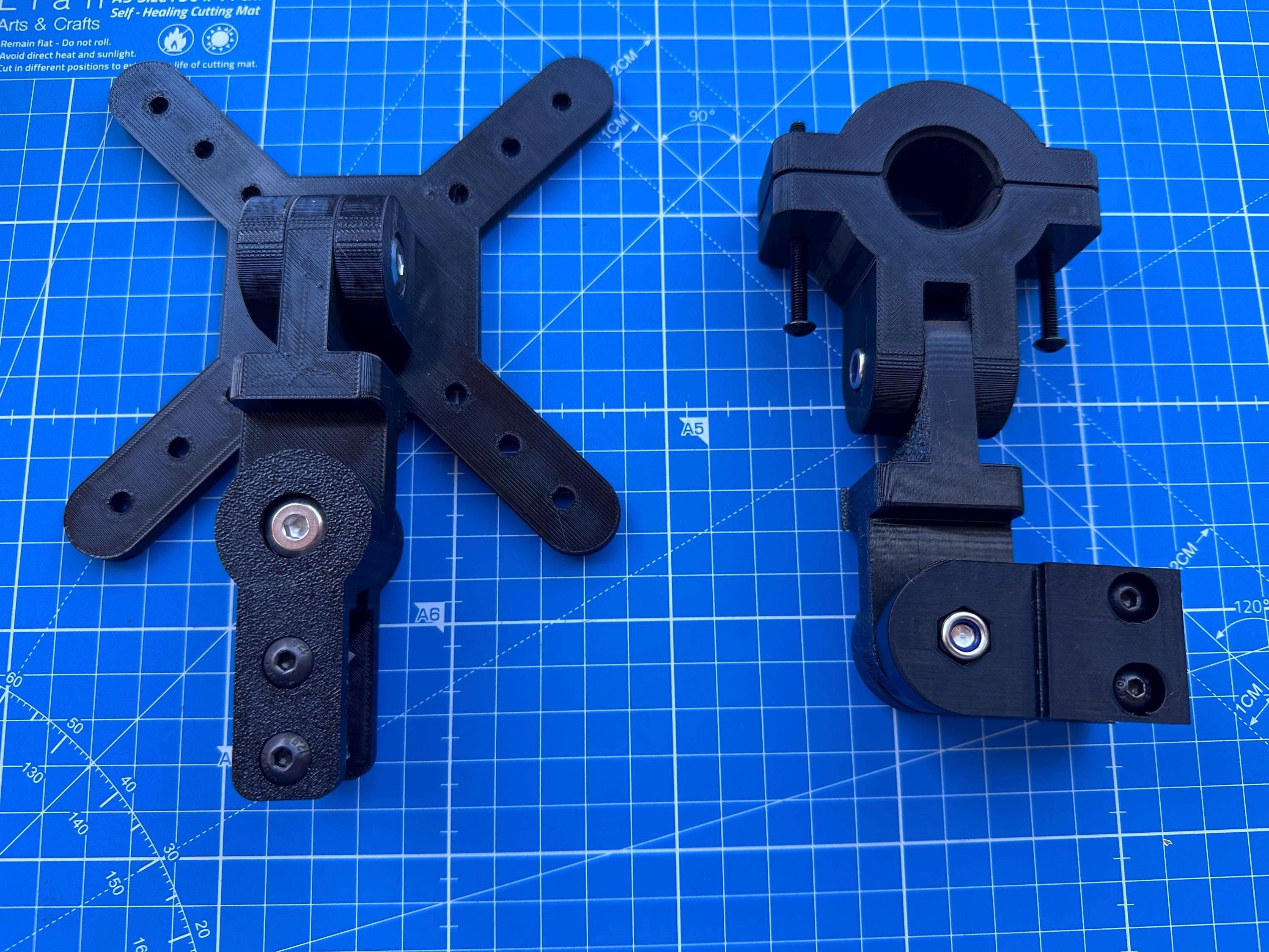 Sim Rig Button Box Mount: VESA 100mm/75mm/50mm Articulating Arm - Etsy
