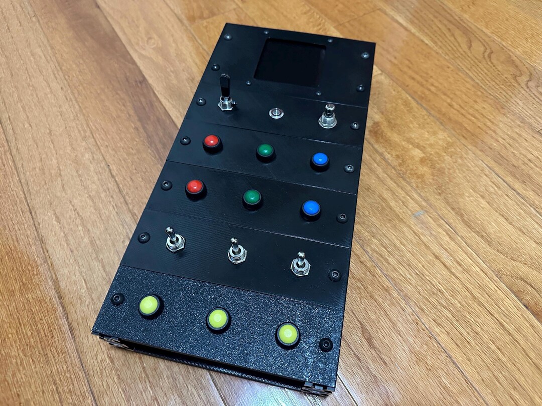 DIY Sim Racing Modular Button Box Build Kit. Aluminum Profiles, Buttons ...