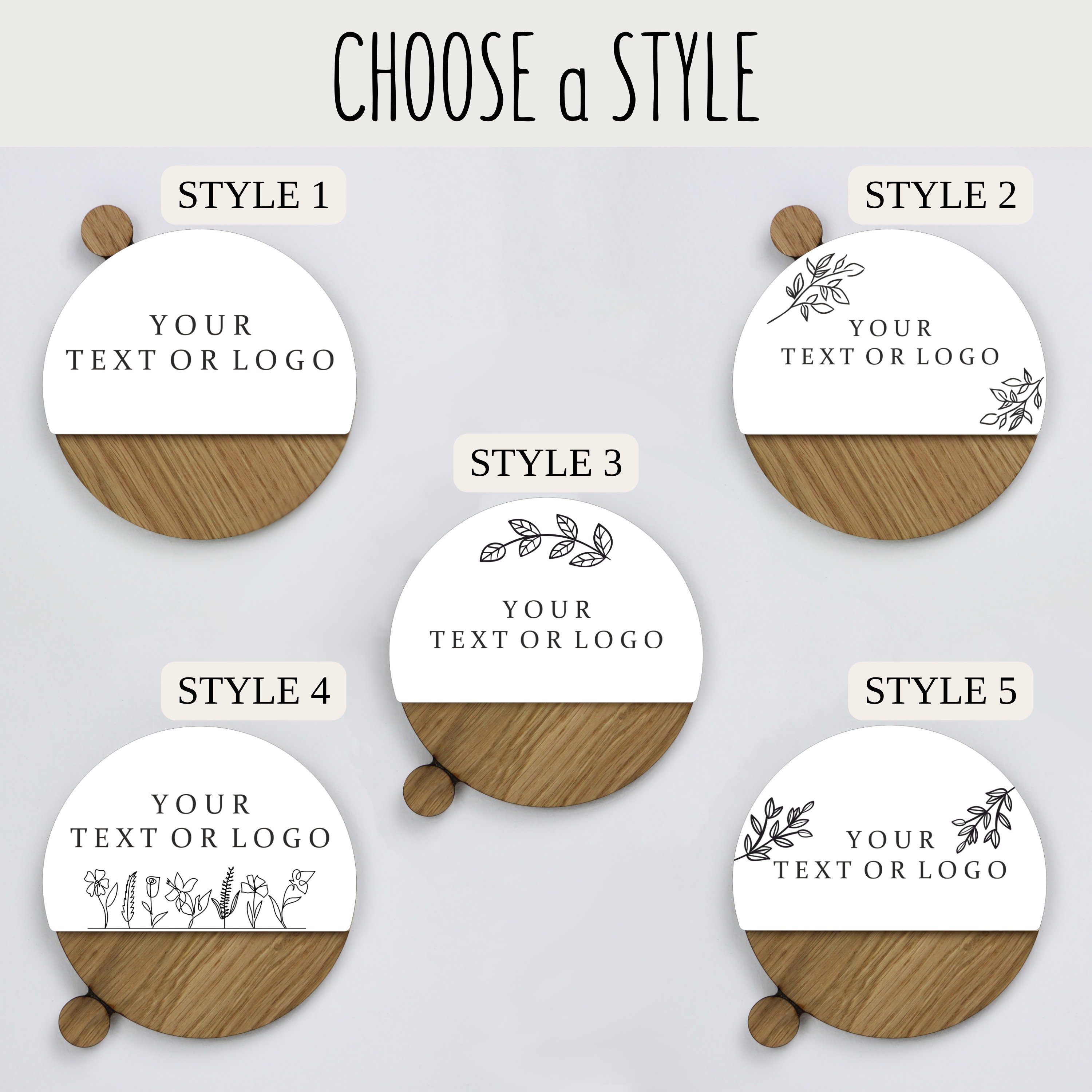 Custom Waxing Studio Round Door Sign, Salon Door Sign, Art Studio Signs ...