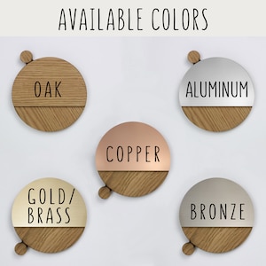 Personalized Door Sign With Rotating Status Segments: Customizable for ...