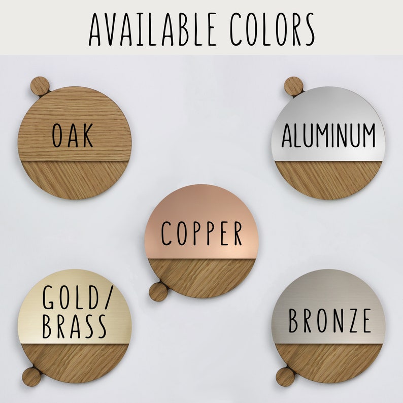 Personalized Door Sign With Rotating Status Segments: Customizable for ...