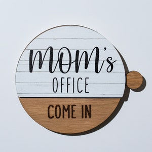 Moms Office Sign, Custom Door Signs, Home Office Decor, Moms Office ...