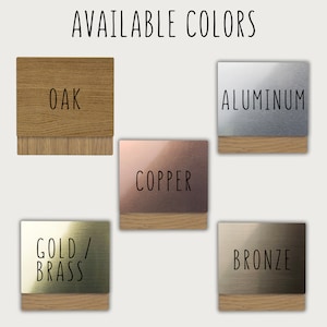 Custom Rotating Door Sign for Lawyers, Personalized Attorney Name Plate ...