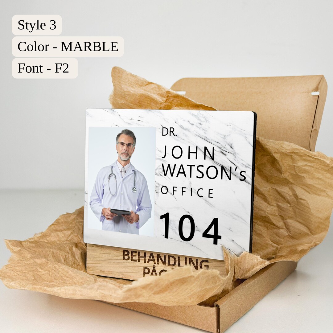 Personalized Medical Office Sign - Professional Rotating Status ...