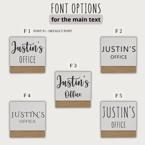 Custom Rotating Door Sign for Lawyers, Personalized Attorney Name Plate ...