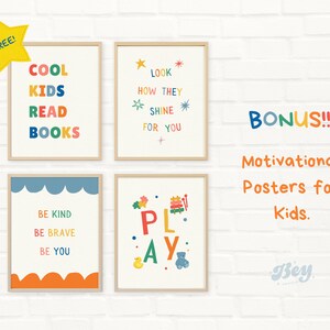 Educational Posters: ABC, Numbers, Shapes - Homeschool Printable ...