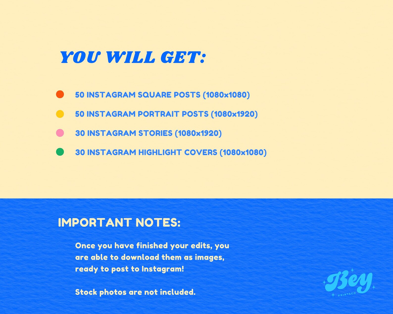80+ Funky Retro Instagram Post Templates | Social Media Kit | 2025 Bold ...