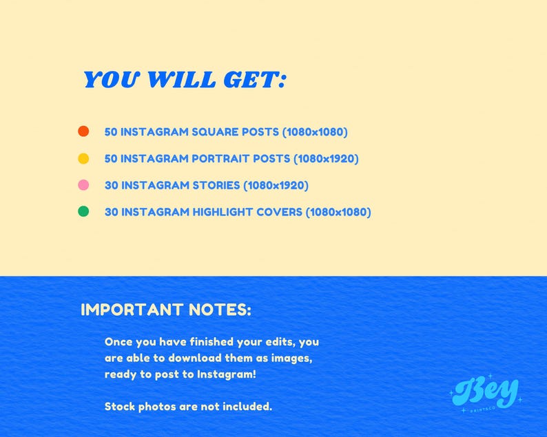 80+ Funky Retro Instagram Post Templates | Social Media Kit | 2025 Bold ...