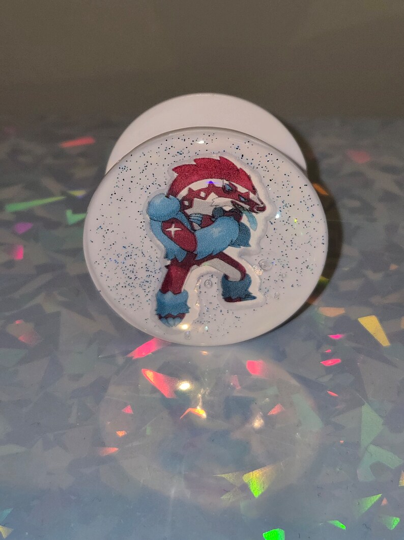 Pokemon Obstagoon Inspired Pop Socket, Pop Grip, Cell Phone ...