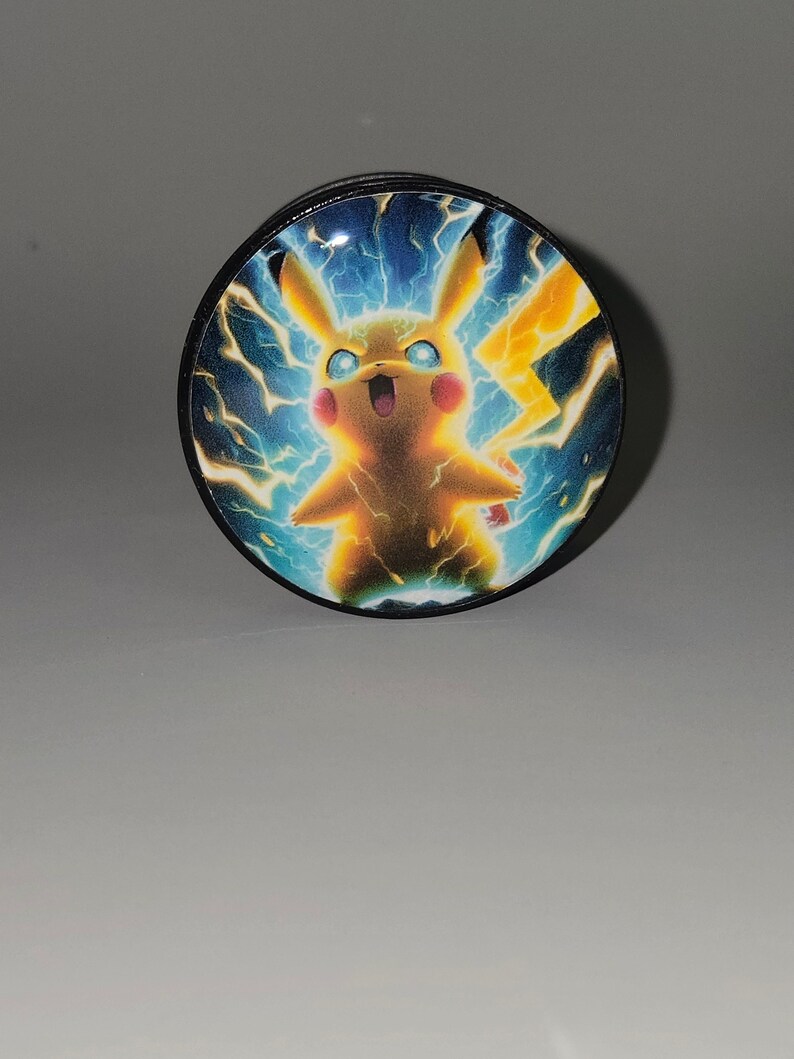 Pokemon Pikachu Inspired Pop Socket, Pop Grip, Cell Phone, Accessories ...