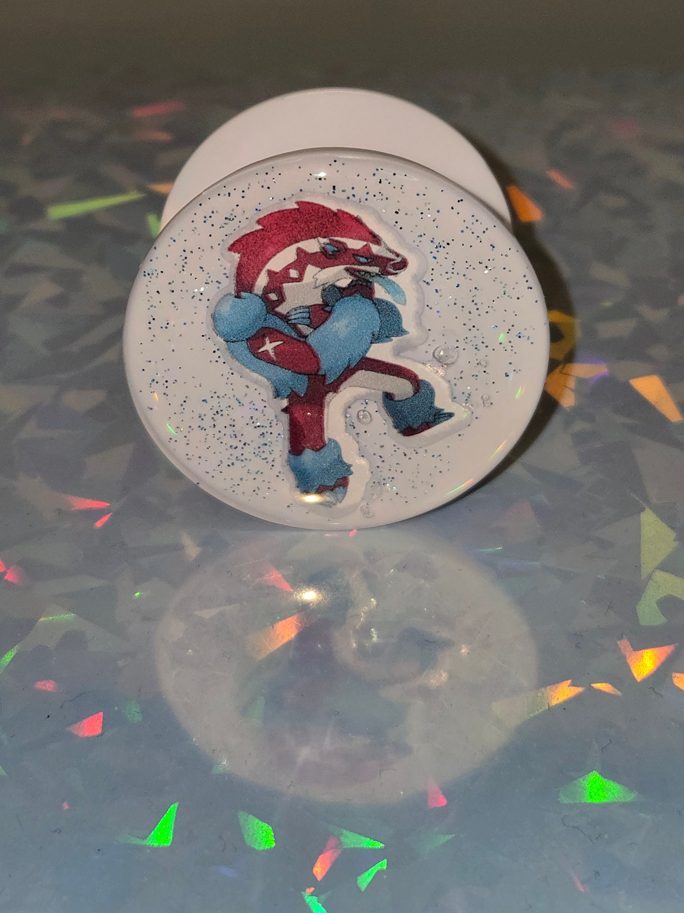 Pokemon Obstagoon Inspired Pop Socket, Pop Grip, Cell Phone ...