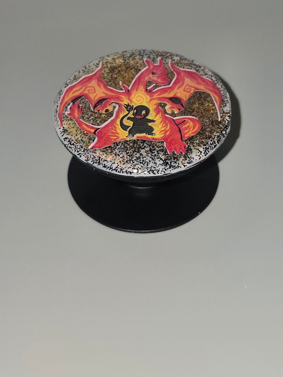 Pokemon Charizard Inspired Pop Socket, Pop Grip, Cell Phone ...