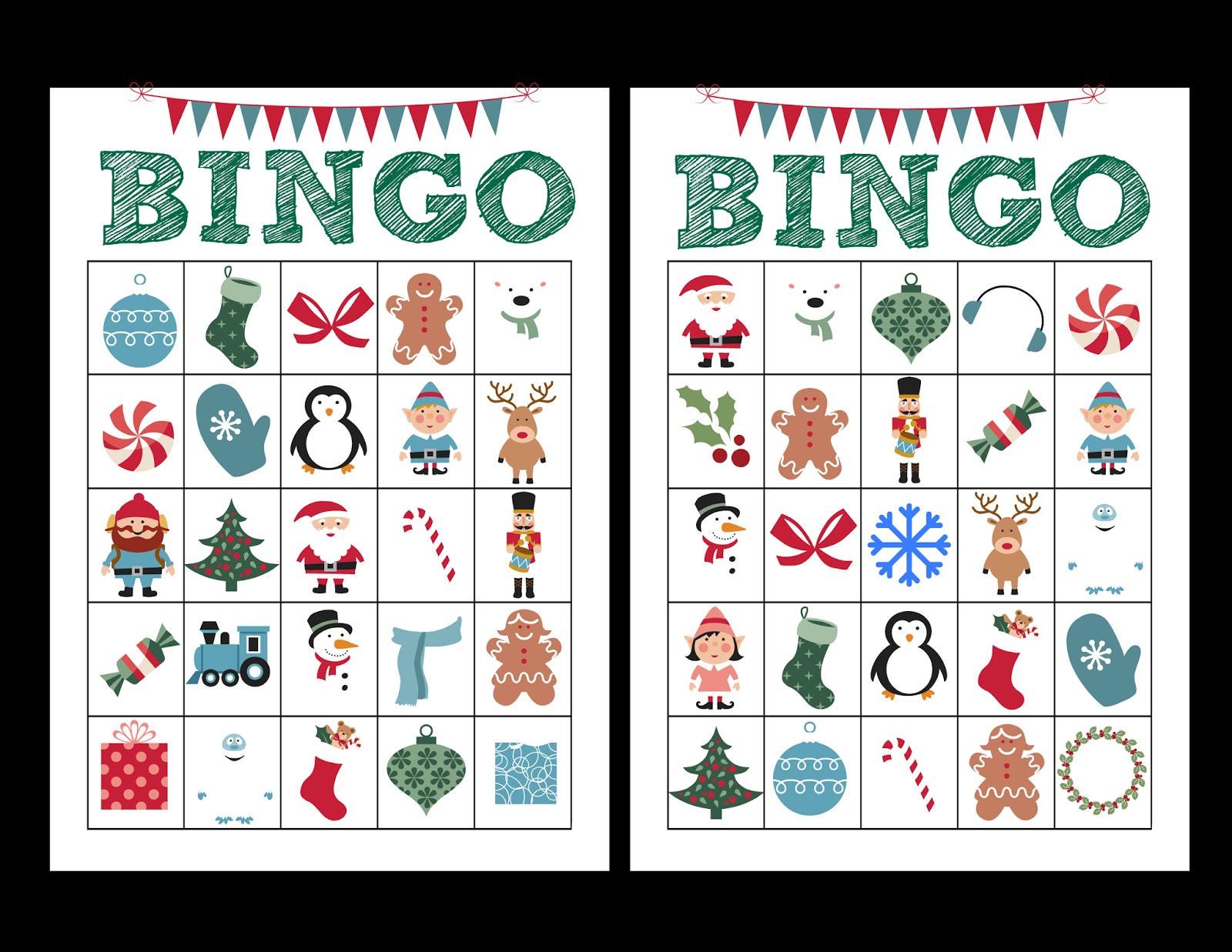 300 Christmas Bingo Cards - Ultimate Holiday Party Game! - Etsy