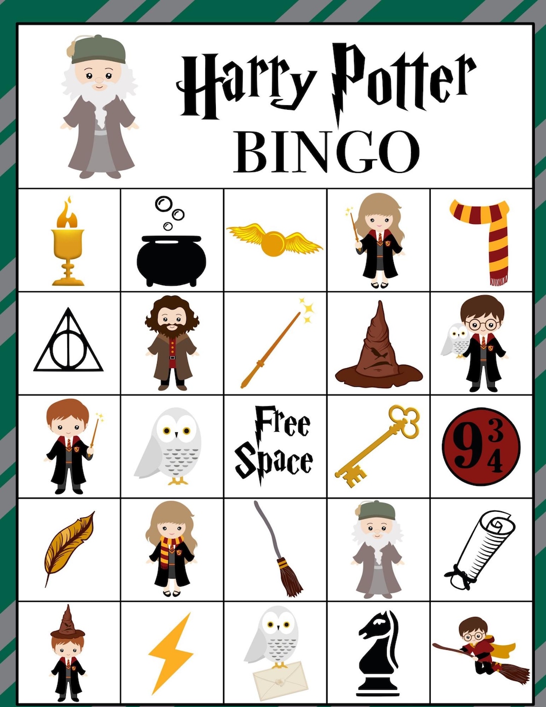 Harry Potter Bingo - Etsy