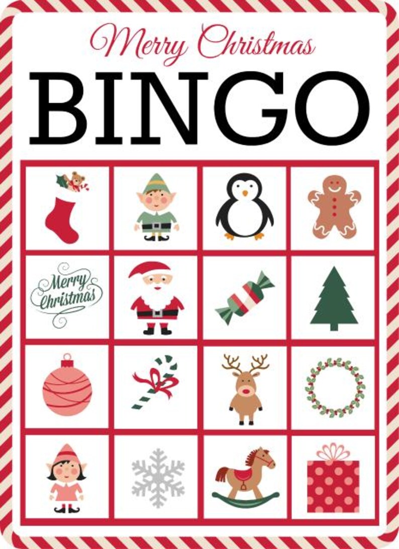 300 Christmas Bingo Cards - Ultimate Holiday Party Game! - Etsy