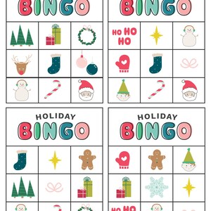 300 Christmas Bingo Cards - Ultimate Holiday Party Game! - Etsy